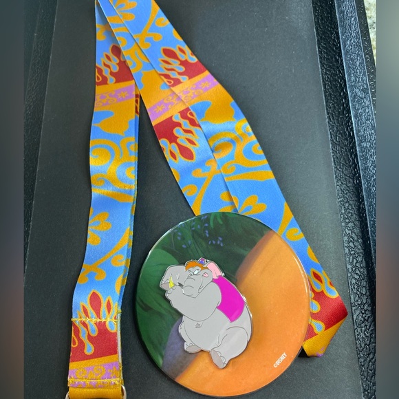 Disney | Other | Disneys Abu As Elephant From Aladdin Pin And Lanyard ...